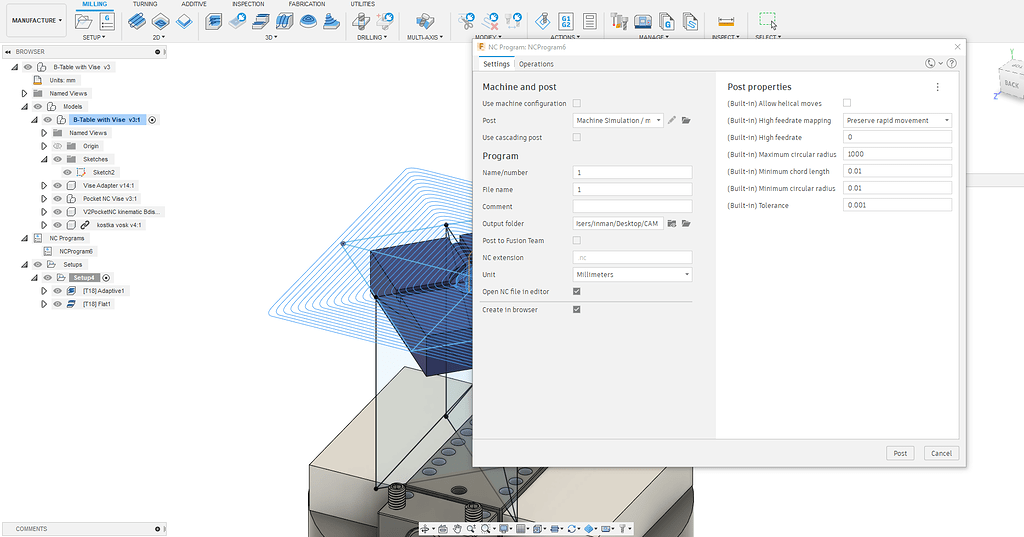 Generating gcode for pocket NC v2-10 from fusion 360 - All things CAM ...